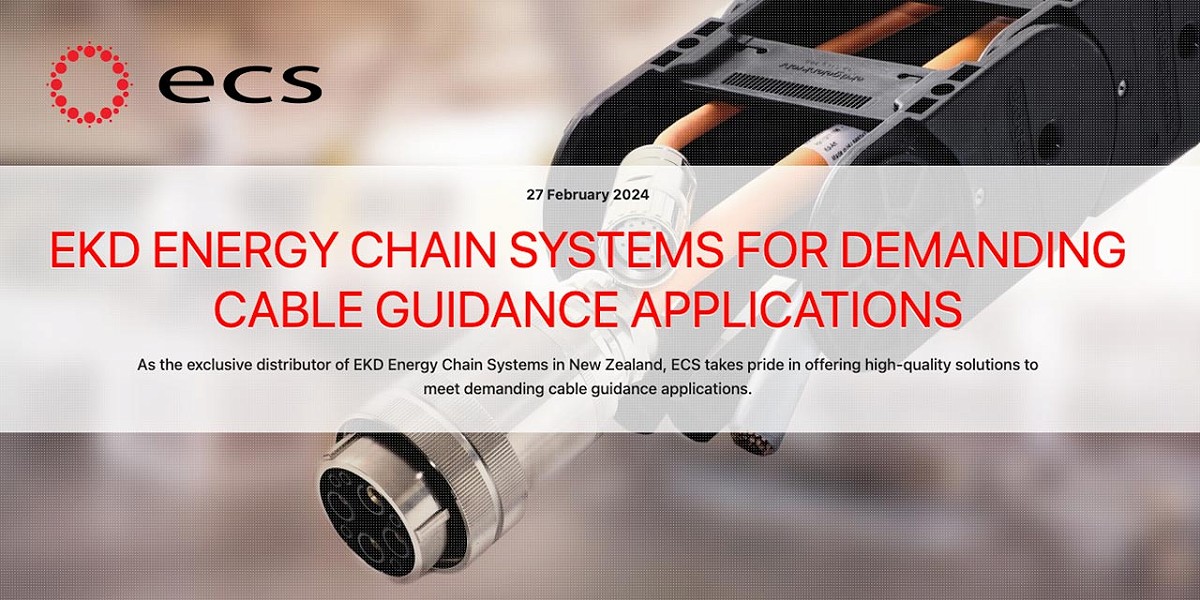 EKD Energy Chain Systems for Demanding Cable Guidance Applications